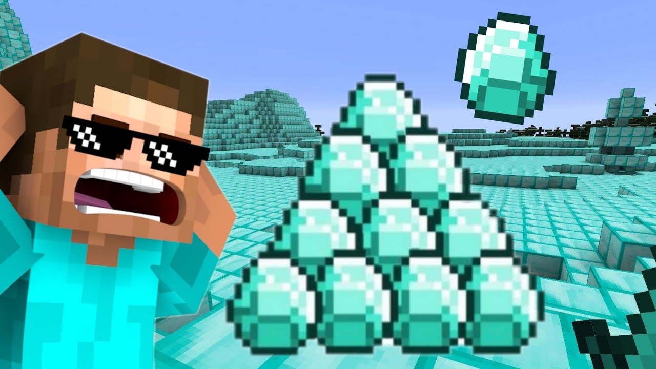 I FOUND DIAMOND BIOME IN MINECRAFT - YouTube