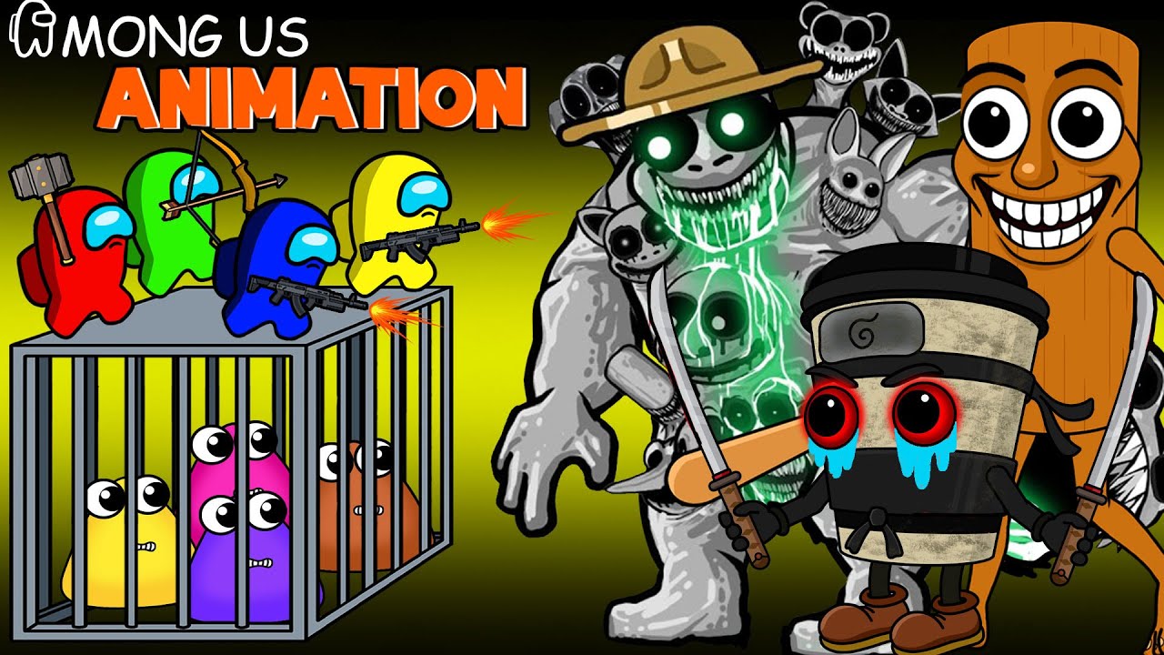 어몽어스Among Us Locked in a Cage by Italian Brainrot X Zoonomaly | AMONG ...