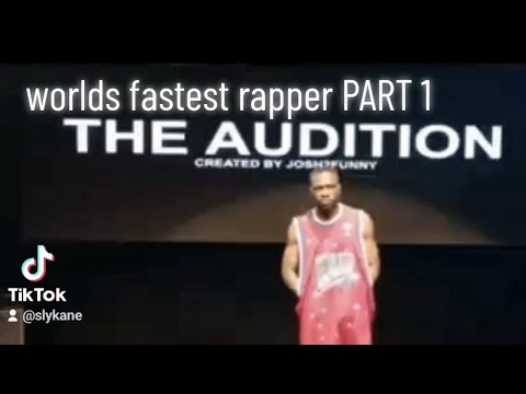 Worlds Fastest Rapper PART 1 - YouTube
