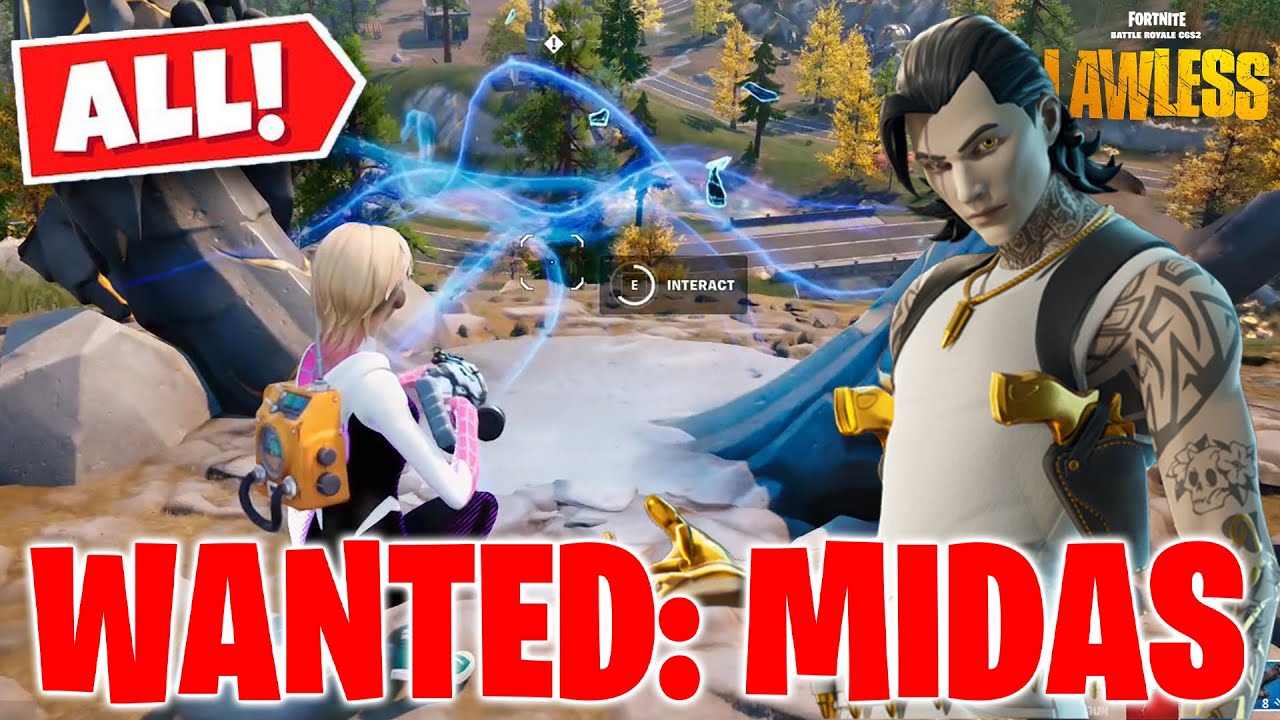 How to Complete "WANTED: MIDAS" Storyline Quest | Fortnite C6S2 - YouTube