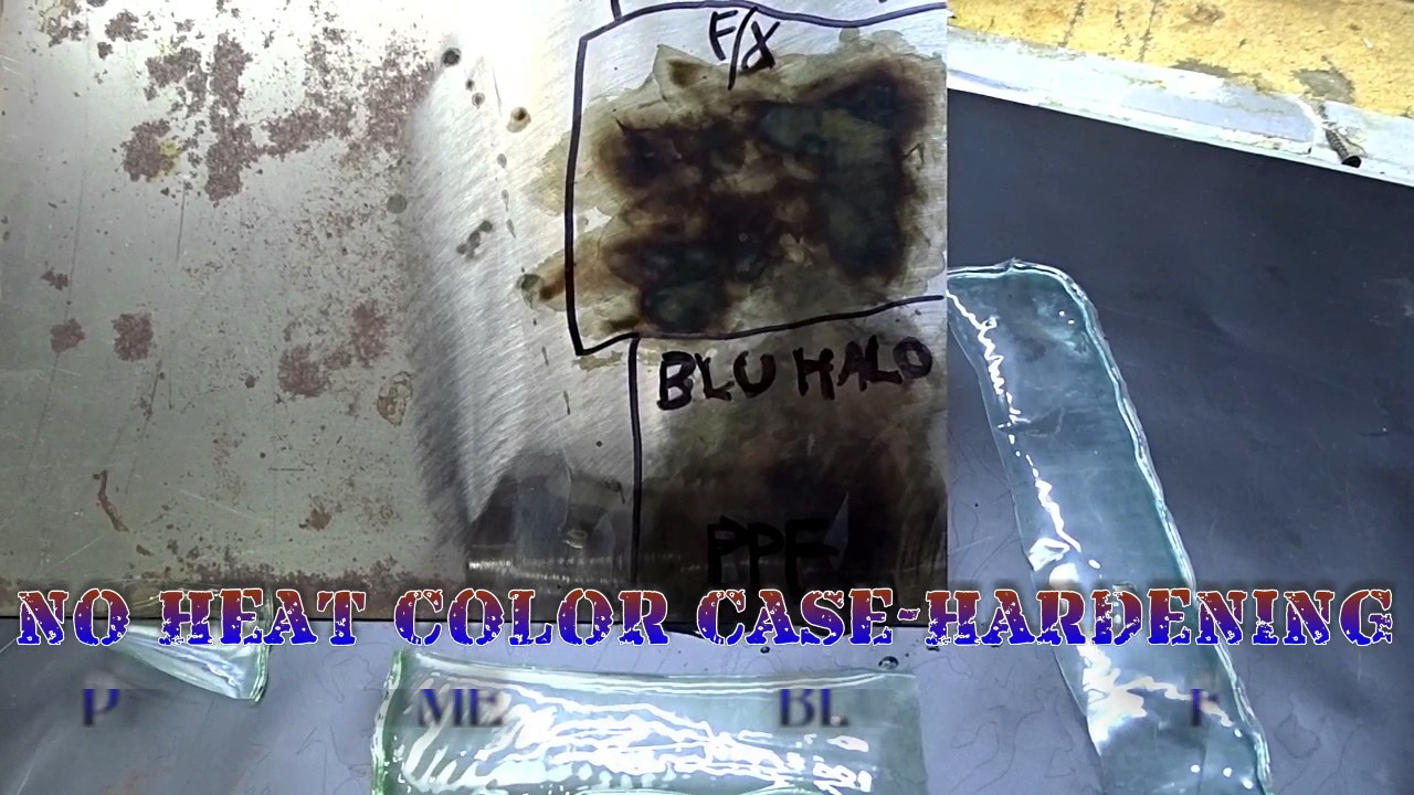 STEEL F/X® ~ COLOR CASE-HARDENING PATINAS - YouTube
