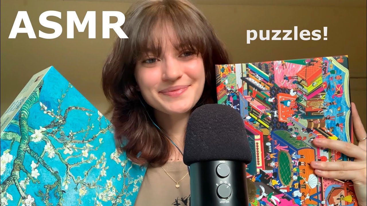 ASMR ~ My Puzzle Collection! Part 2 (Whisper Rambles, Tapping) - YouTube