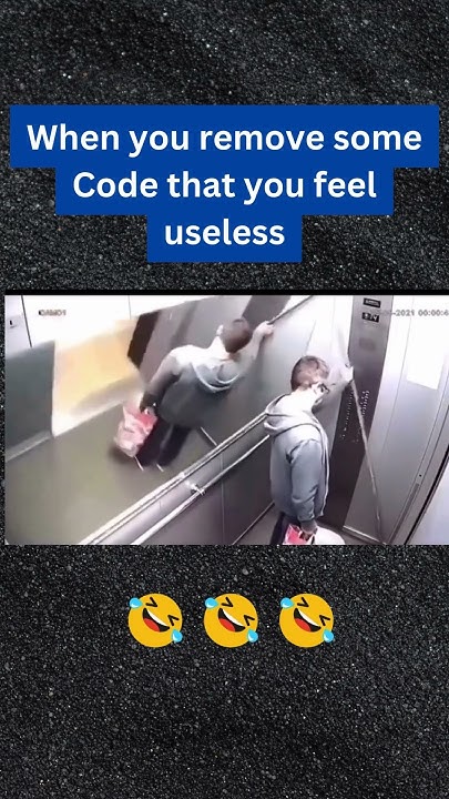 When you remove some useless Code!!! #coding #programming #memes - YouTube