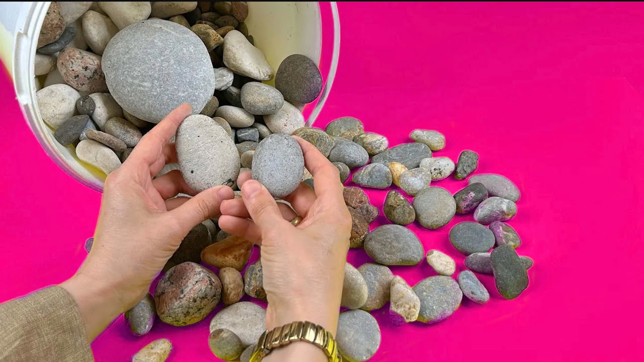 2 Incredible Different Ideas with Pebbles! 🧐 - YouTube