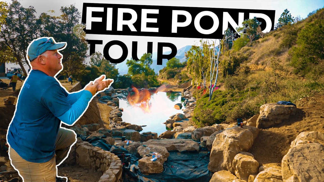 California Huge "Fire" Pond Walkthrough - FINAL part - YouTube