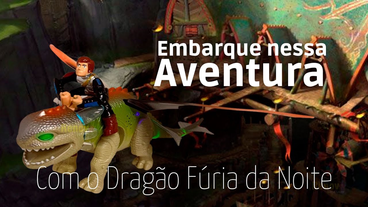 Brinquedo Dragão Fúria da noite como treinar seu dragão - YouTube