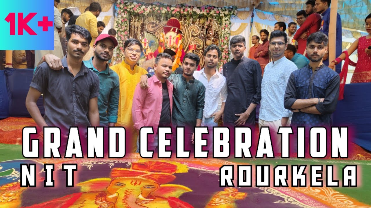 See How NIT Rourkela Celebrate Ganesha Chaturthi 🙏🙏 || Grand ...