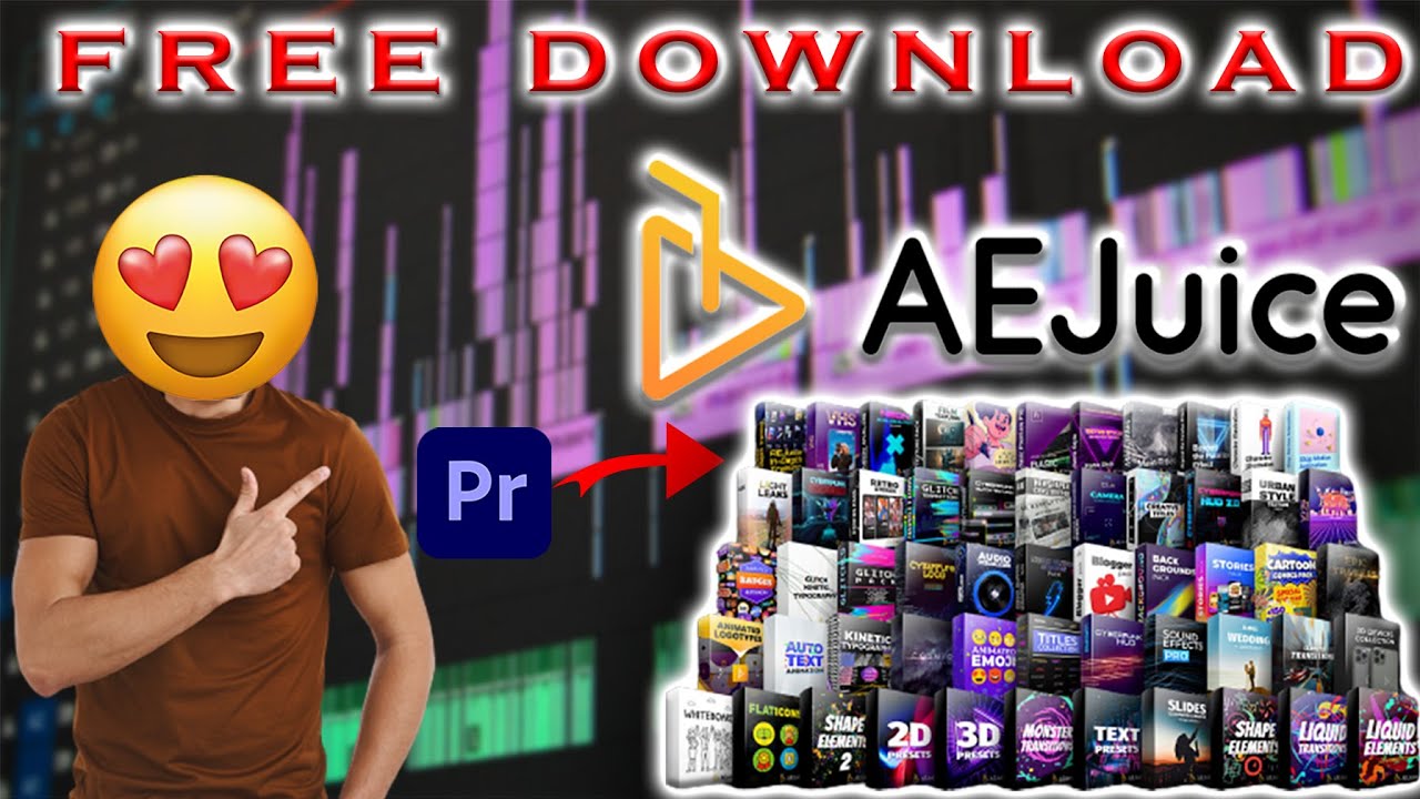 FREE UNLIMITED BUNDLE FOR AE JUICE PLUGIN TO USE PREMIERE PRO & AFTER ...