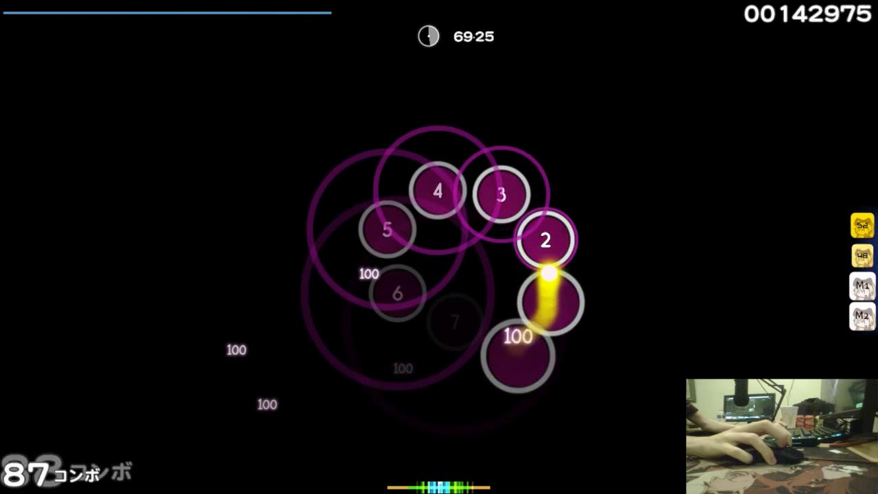 [osu!] 7.81* Space Stream HR Clear Liveplay - YouTube