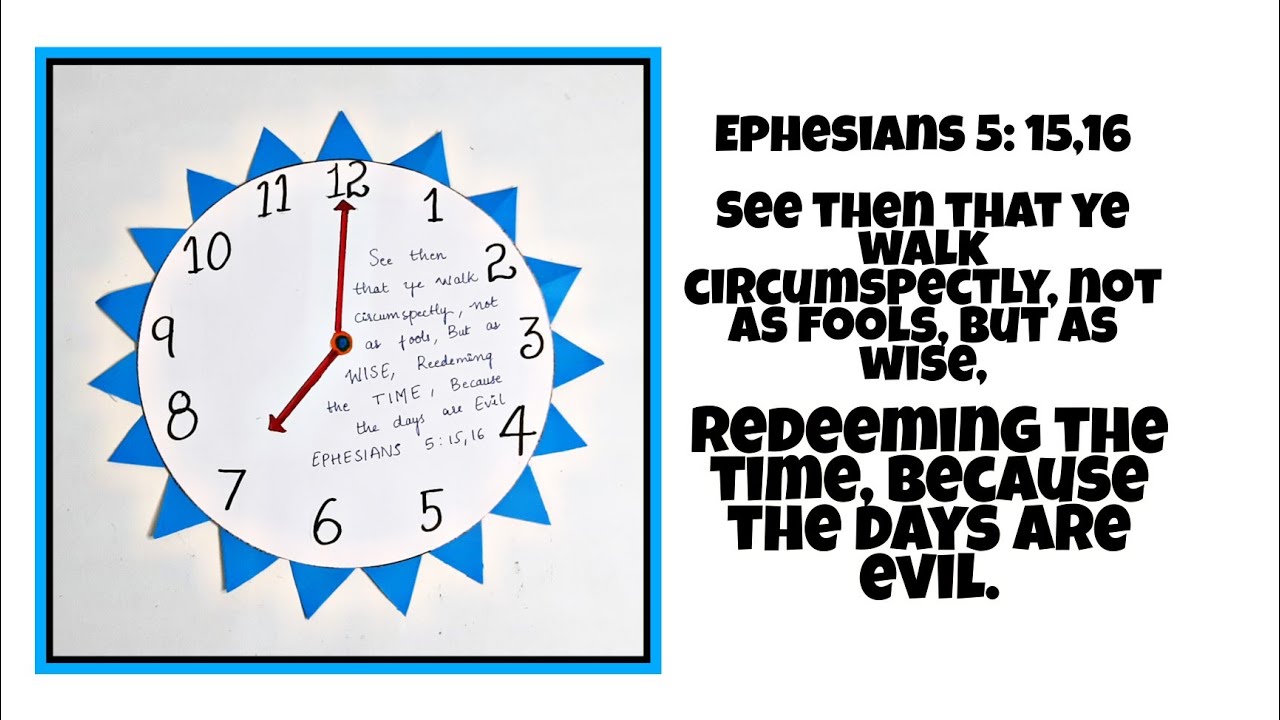ACTIVITY ON TIME...Sunday school crafts.... - YouTube