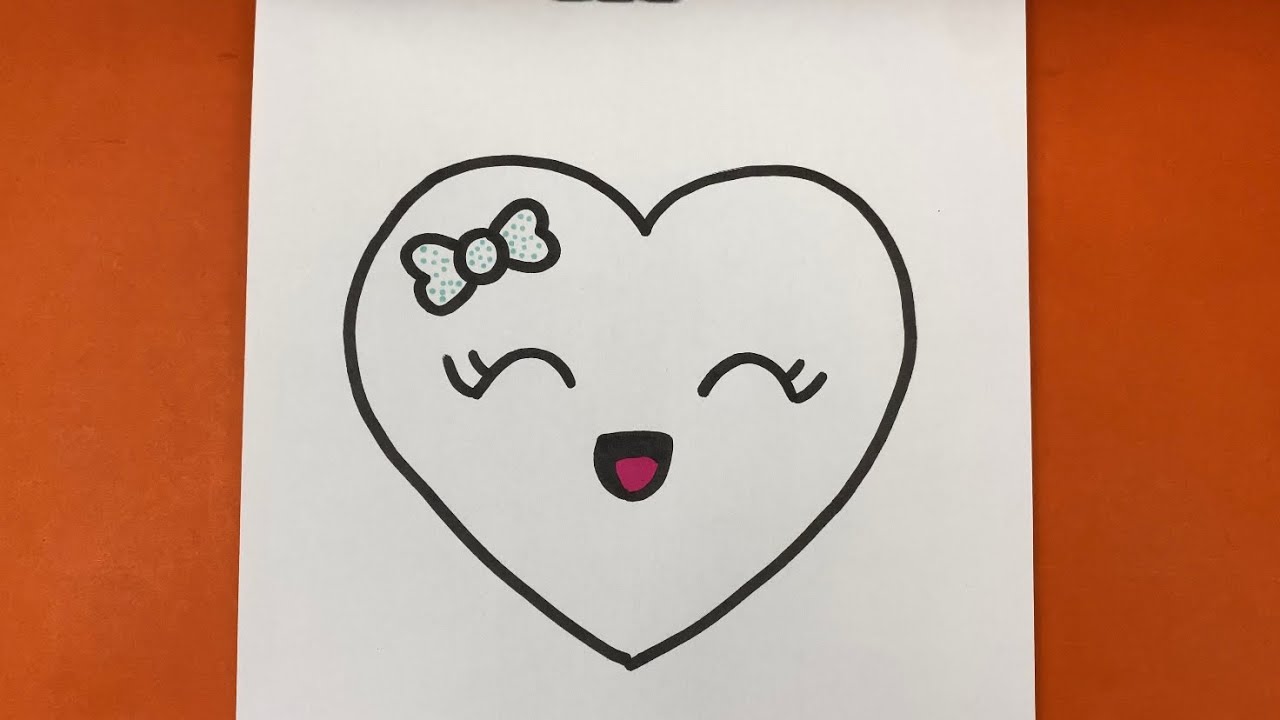 Kolay Çizimler, Kalp Nasıl Çizilir, Kalp Çizimi, Sevimli Kalp Çizimi ...