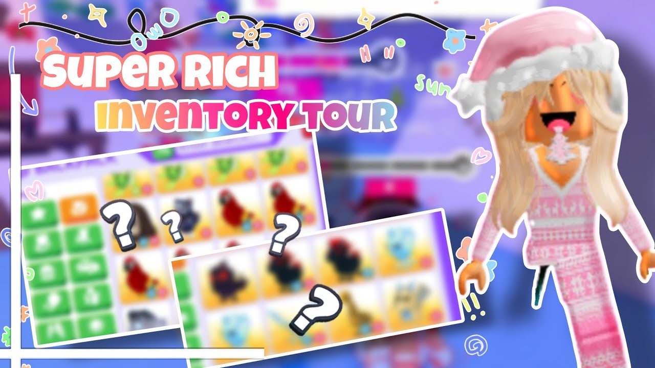 *RICH* INVENTORY TOUR In adopt me! 🐣💞#roblox #adoptmeroblox #blowup # ...