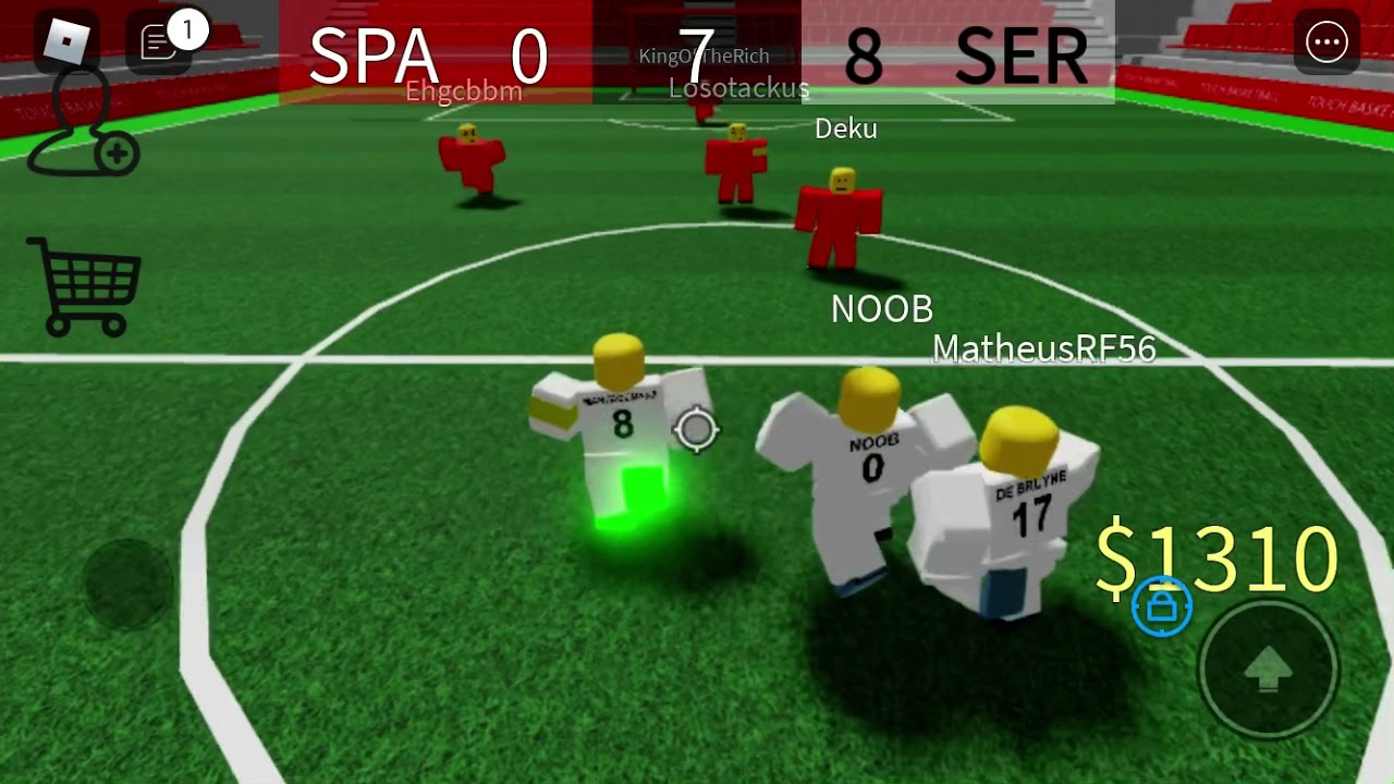 Roblox Touch Football - YouTube