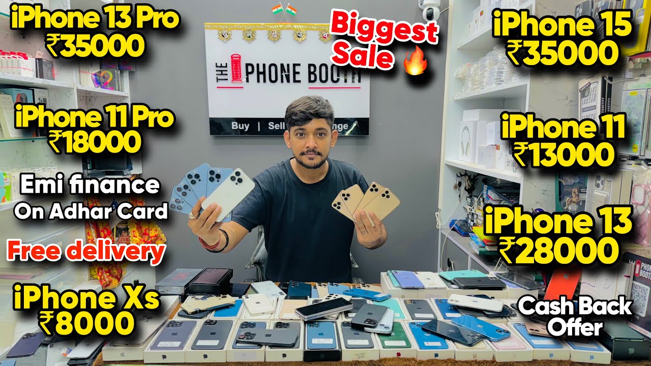 Biggest iPhone Sale Ever 🔥| Cheapest iPhone Market | Second Hand Mobile ...