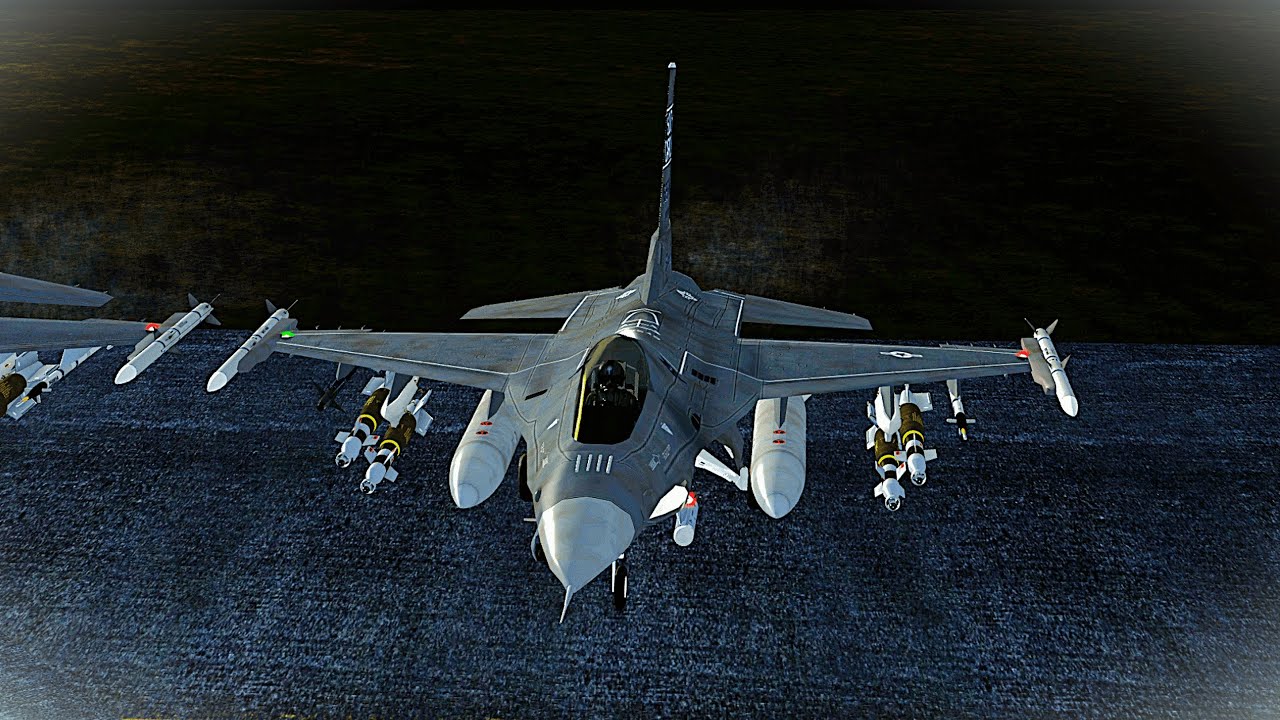 F16 Viper Trailer | Flightgear (free) Flight Simulator | High settings ...
