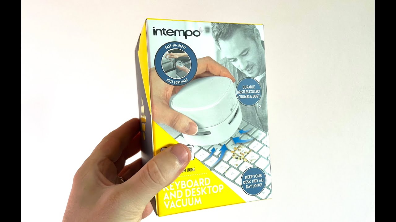 Intempo Keyboard and desktop vacuum - YouTube
