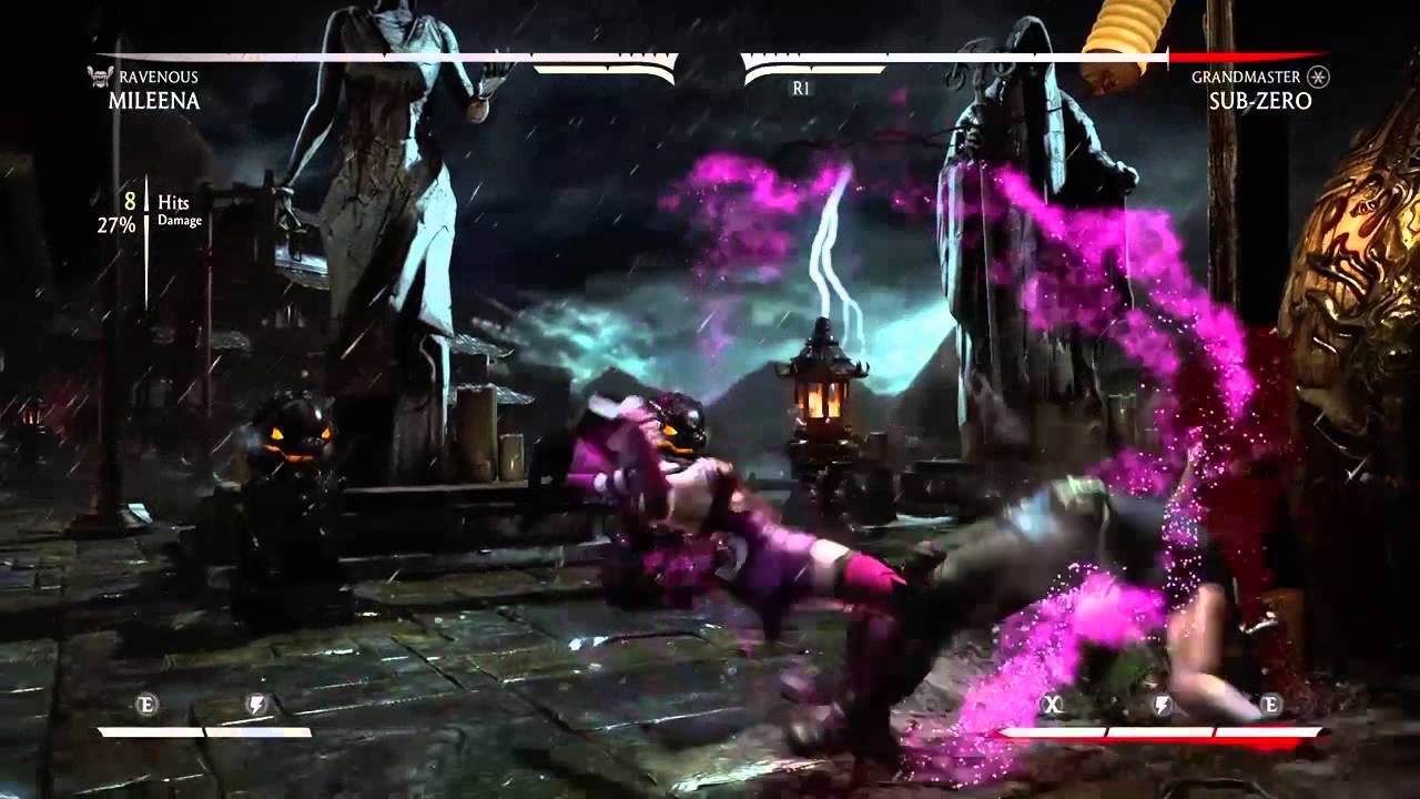 Mortal Kombat X : Mileena Ravenous Combos - YouTube