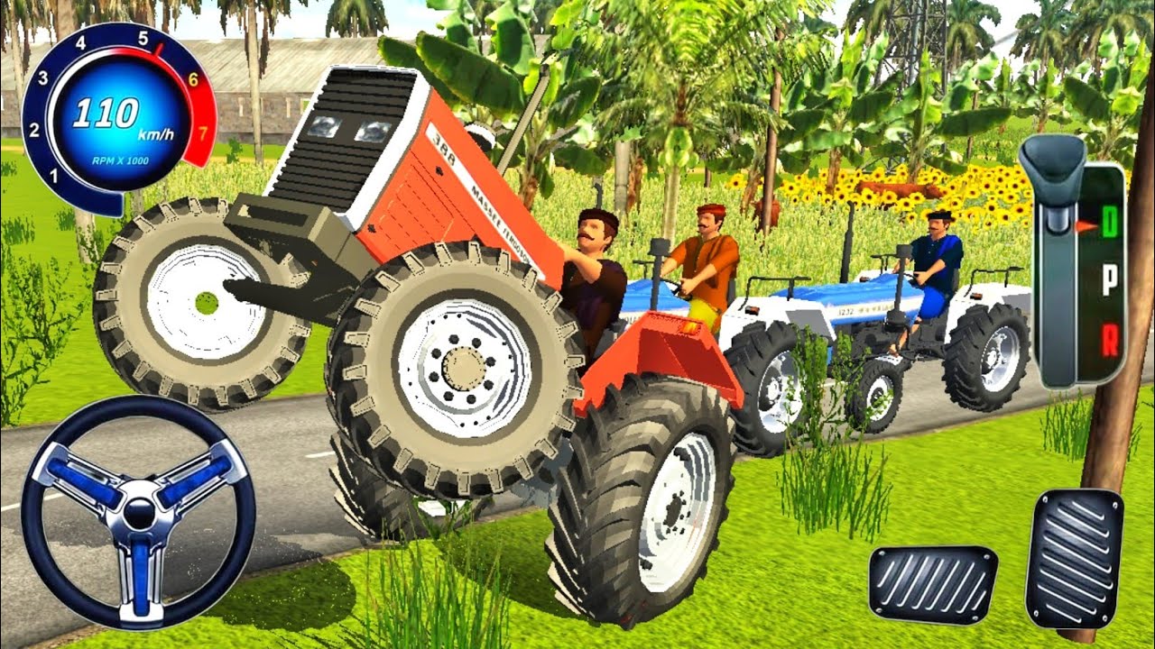 Indian Tractor Simulator Game | Indian Tractor Driving 3D | Tractor Wala Game | Android Gameplay ...