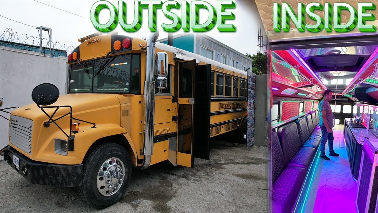 Luxury school bus | you won’t believe what’s inside | ULTIMATE SCHOOL ...