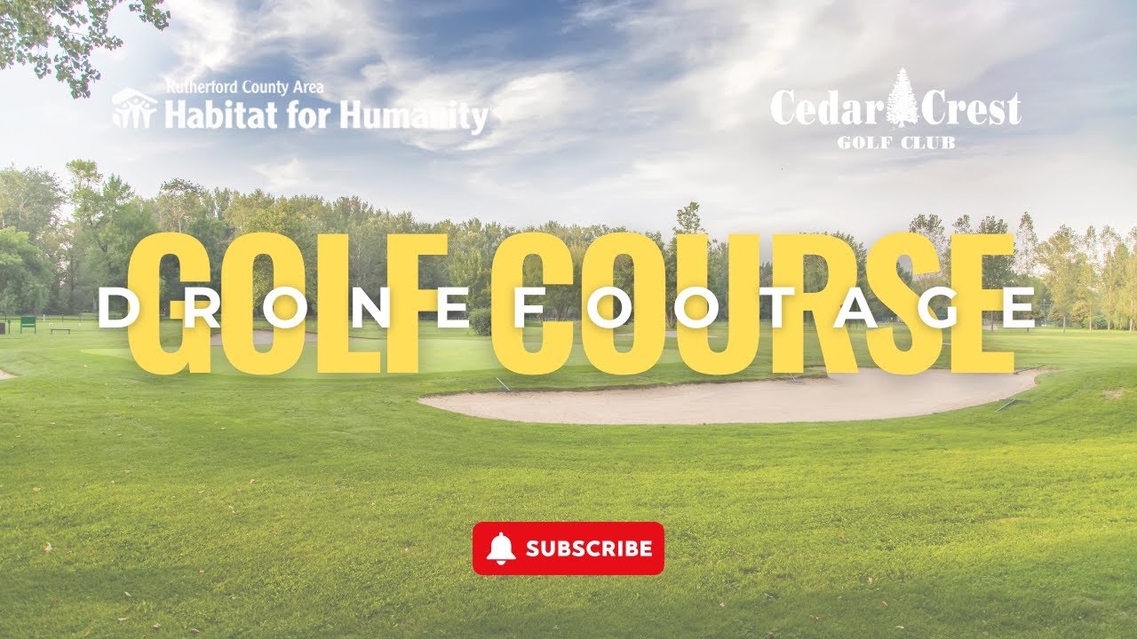 Breathtaking Drone Tour of Cedar Crest Golf Course | Murfreesboro, TN ...
