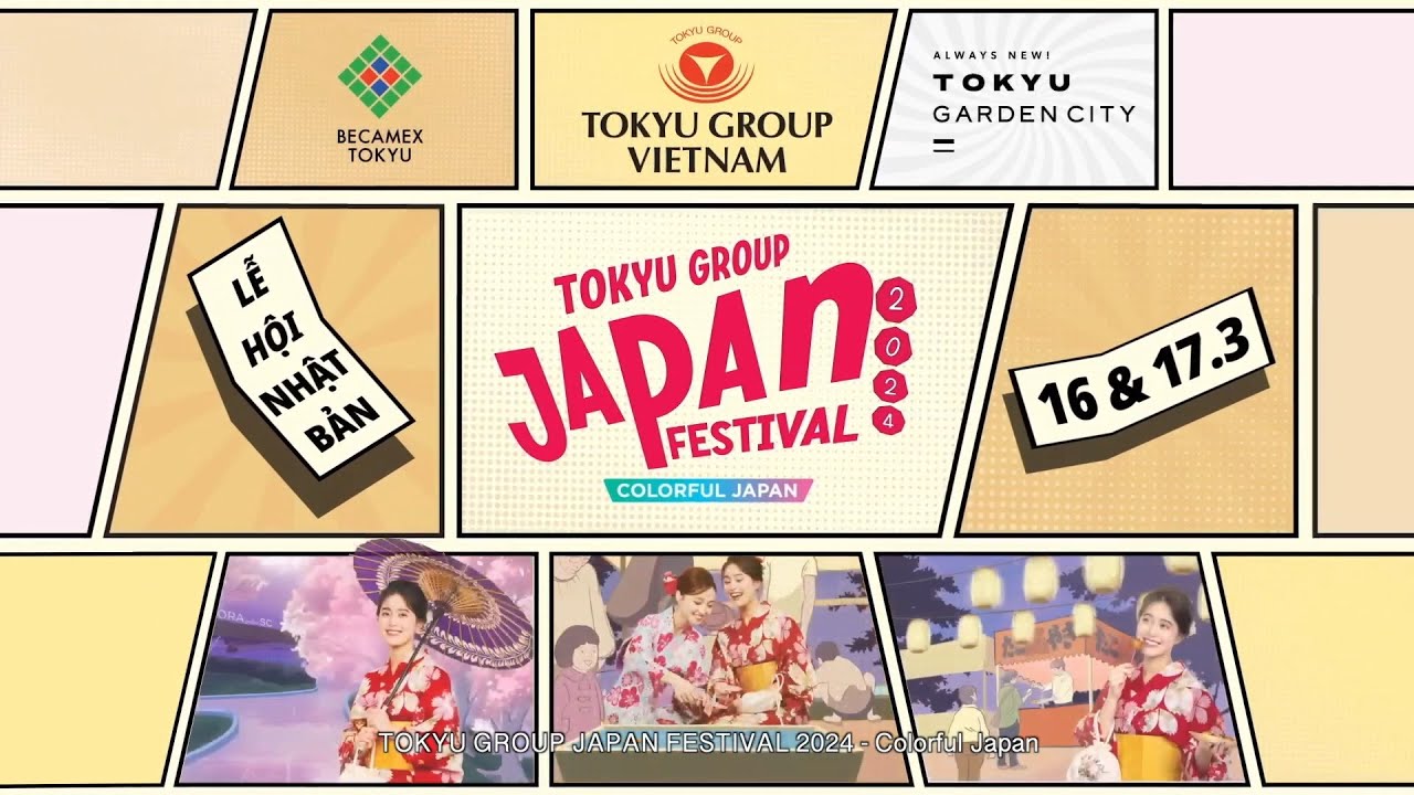 TOKYU Group Japan Festival 2024 - Sắc màu Nhật Bản - YouTube