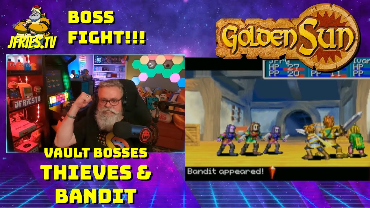 Highlight: Golden Sun - Vault Bosses - Thieves & Bandit - YouTube