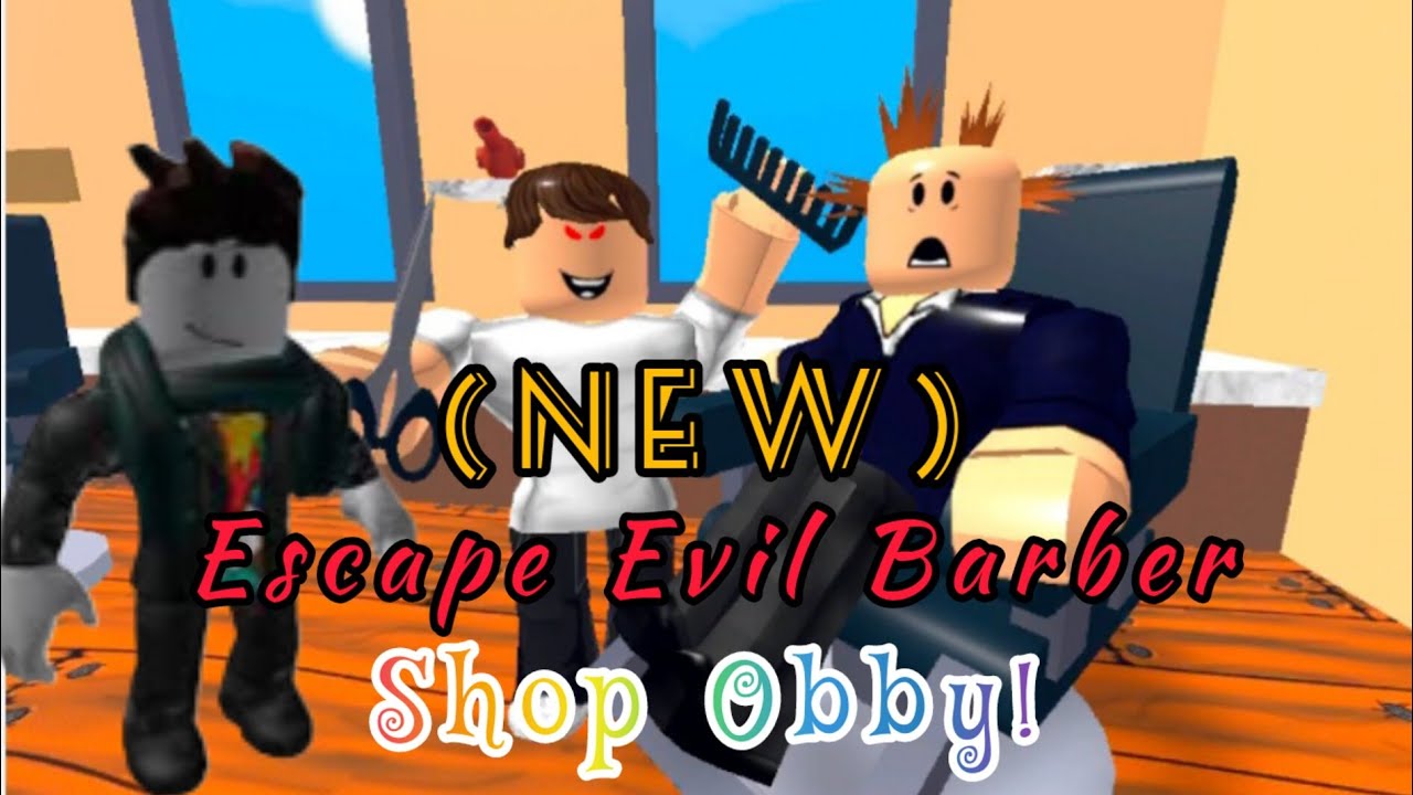 Roblox (NEW)Escape Evil Barber Shop Obby! #roblox #gameplay #viral ...