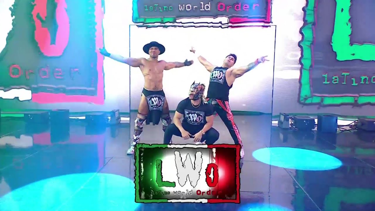 Latino World Order lWo Entrance - WWE Monday Night RAW, July 21, 2025 ...