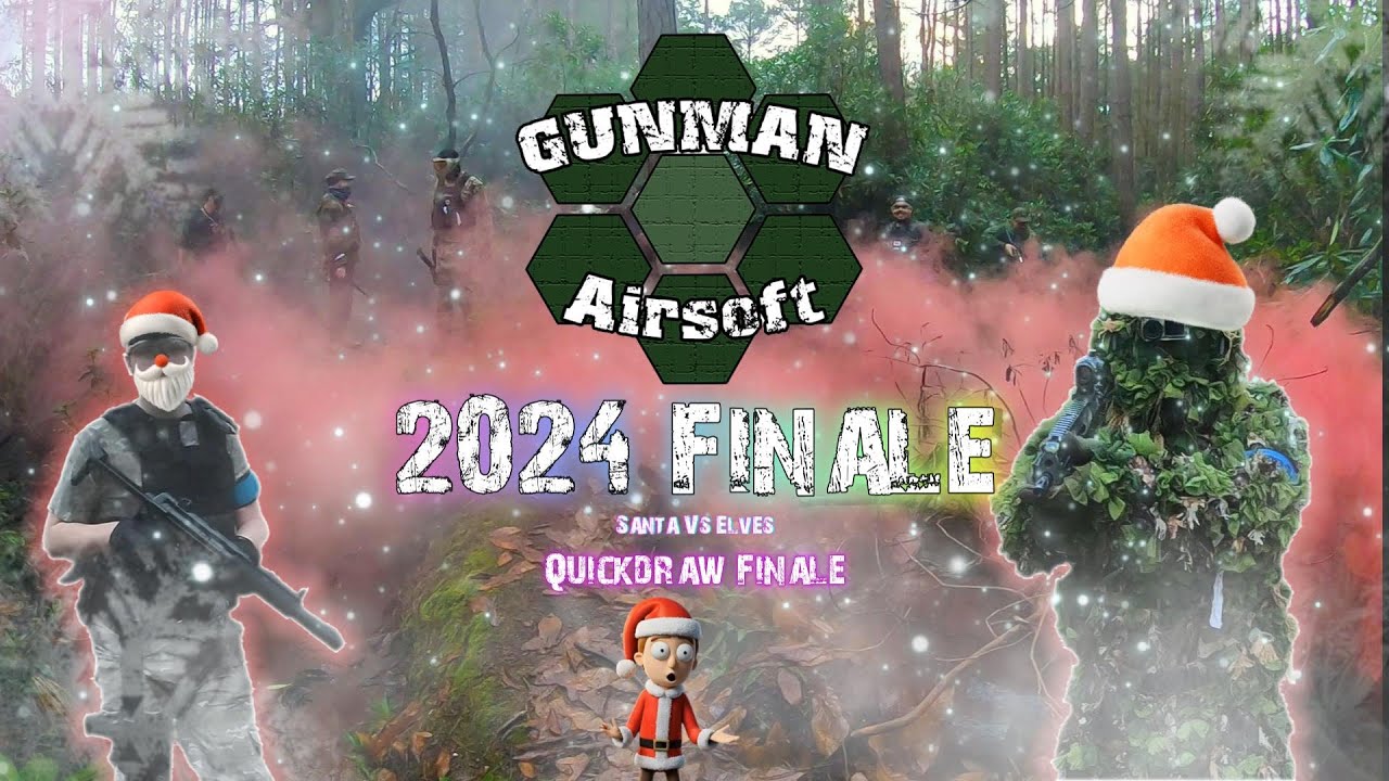 Gunman Airsoft - Santa's Vs Elves 2024 Finale - YouTube