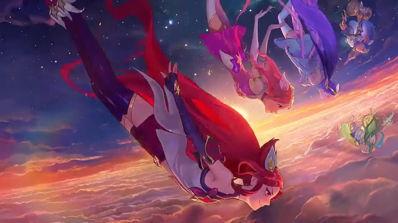 Star Guardian Login Screen Animation Theme Intro Music Song [1 HOUR ...