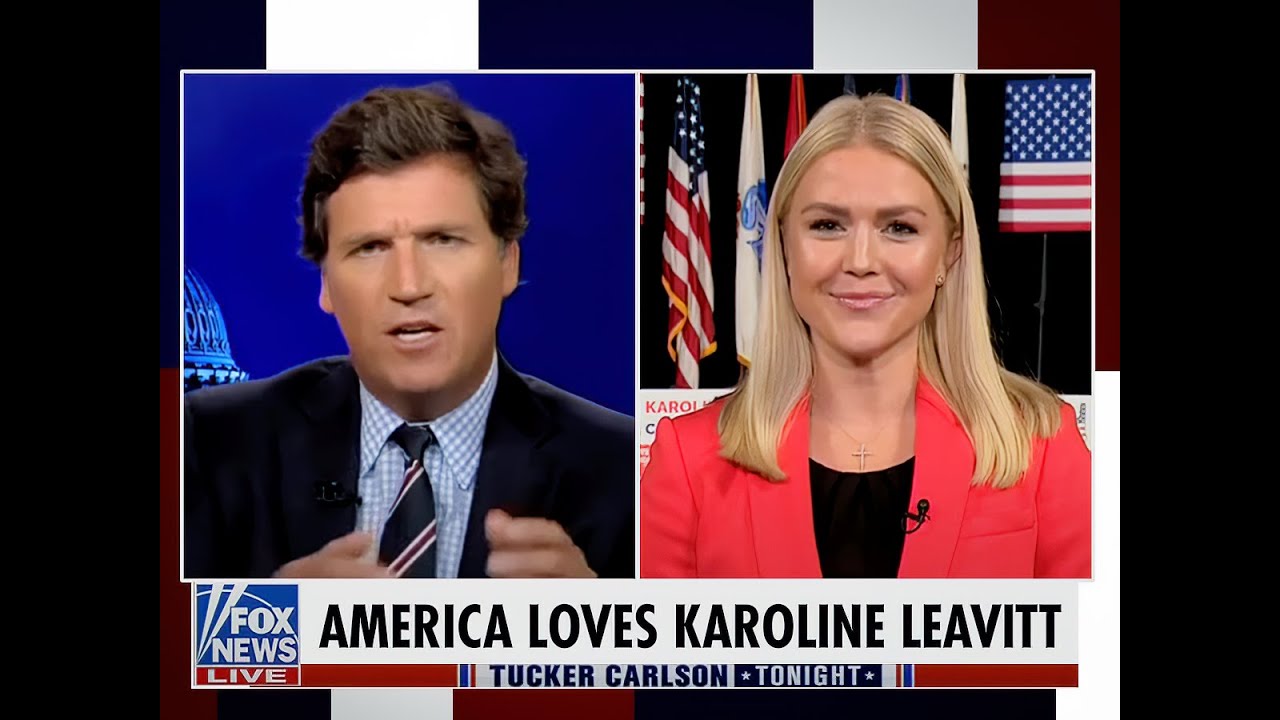 Karoline Leavitt Joins Tucker Carlson - YouTube