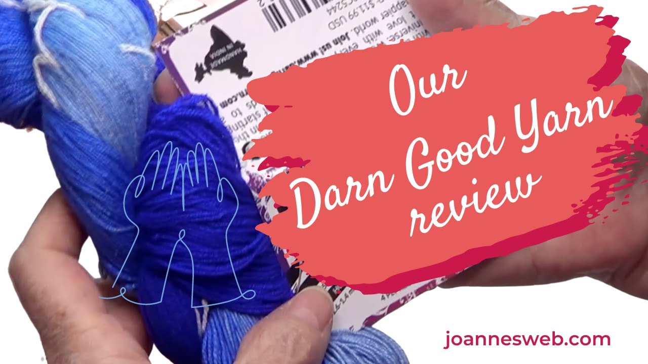 Darn Good Yarn Review - Recycled Silk and Natural Fiber Yarn - YouTube