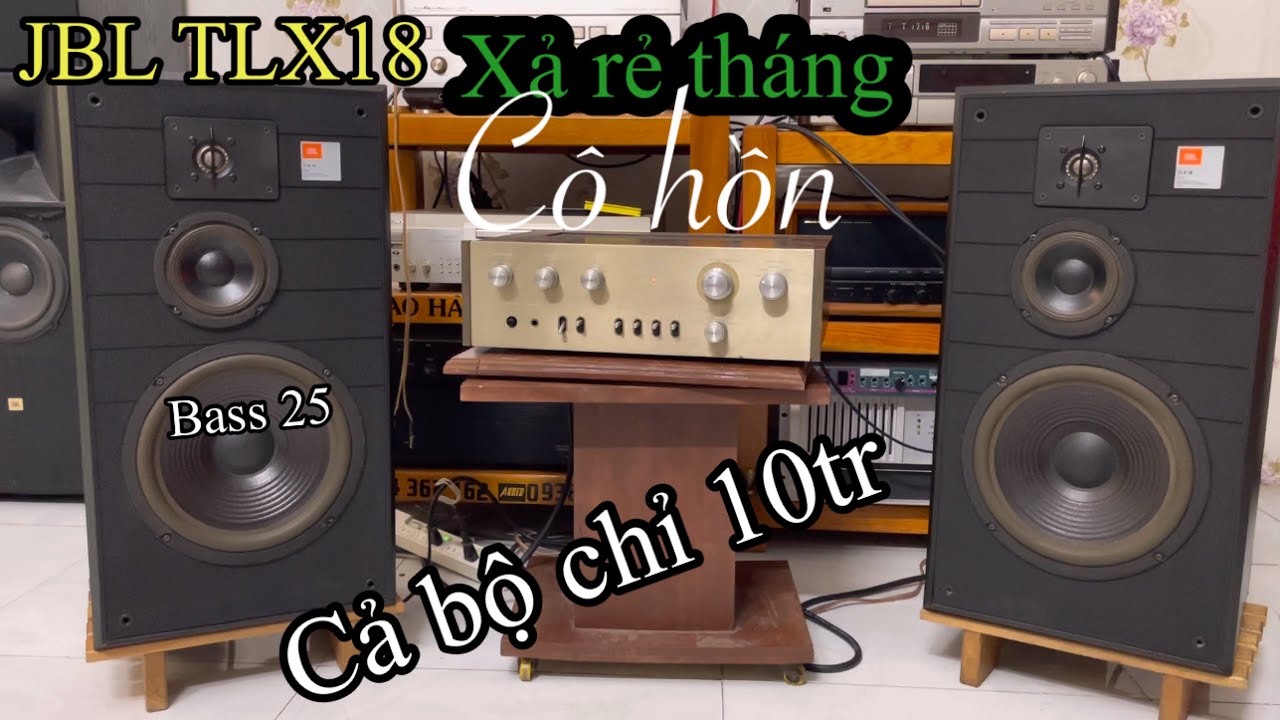 Loa JBL TLX18 bass 25 {7tr} amply 0nkyo a755 hay trên tầm giá - YouTube