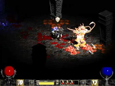 Diablo 2 - Back to Hellfire - warrior gameplay - YouTube