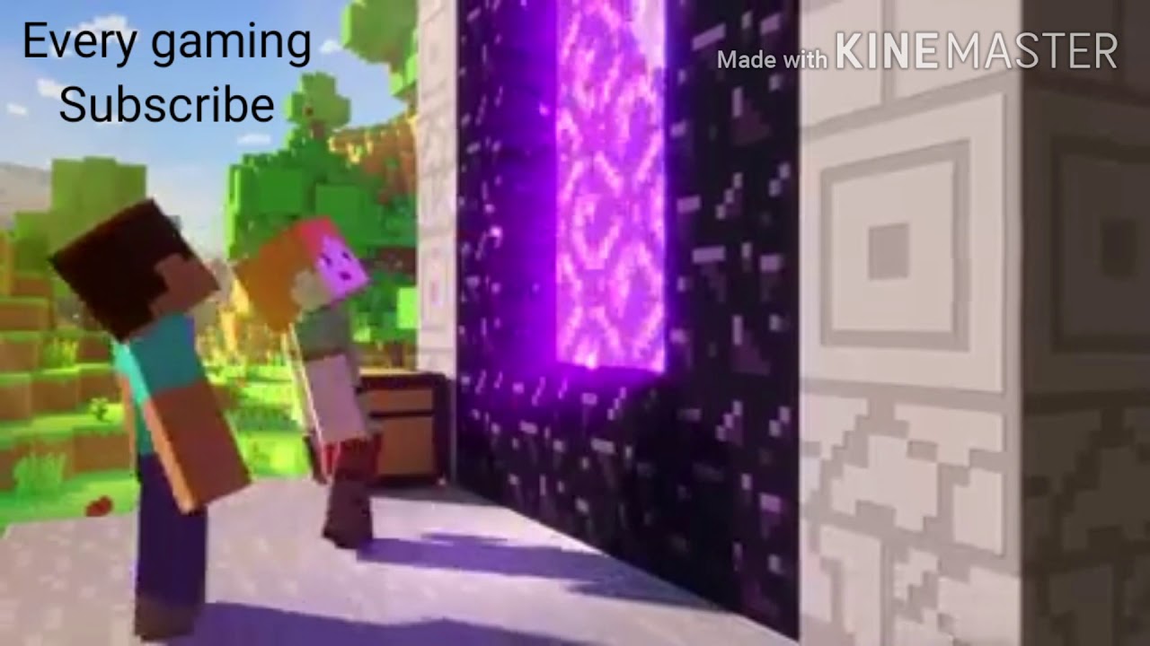 Minecraft | nether update | Steve and Alex just dying - YouTube