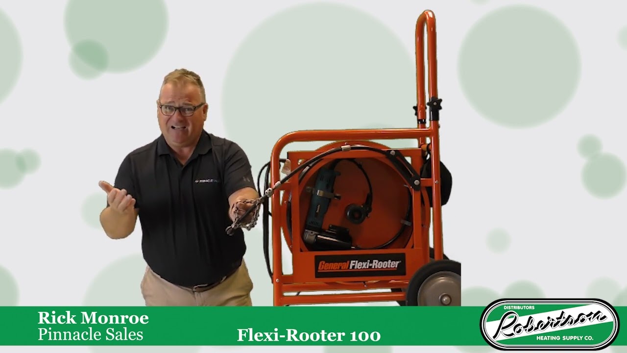 General Wire Flexi-Rooter 100 Pipe Cleaner - YouTube