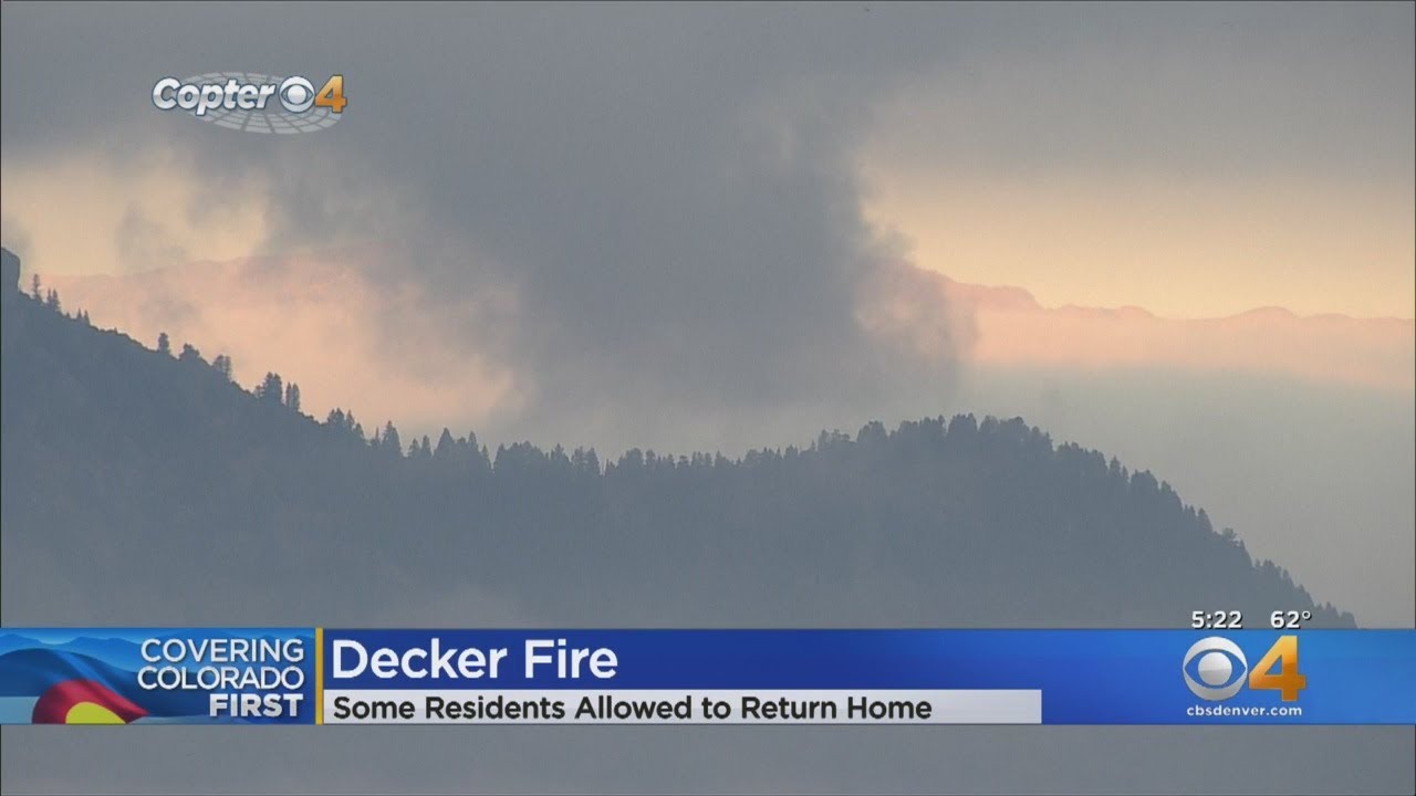 Some Evacuations Lifted As Decker Fire Grows - YouTube