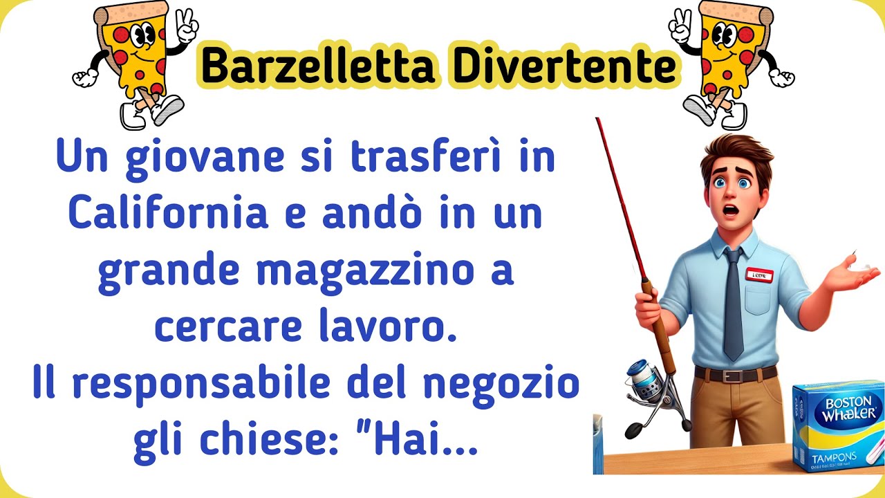 LA MIGLIORE BARZELLETTA DIVERTENTE: Un giovane è andato in un grande ...