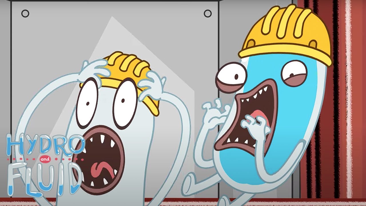 Going Down | HYDRO and FLUID | Funny Cartoons for Children - YouTube