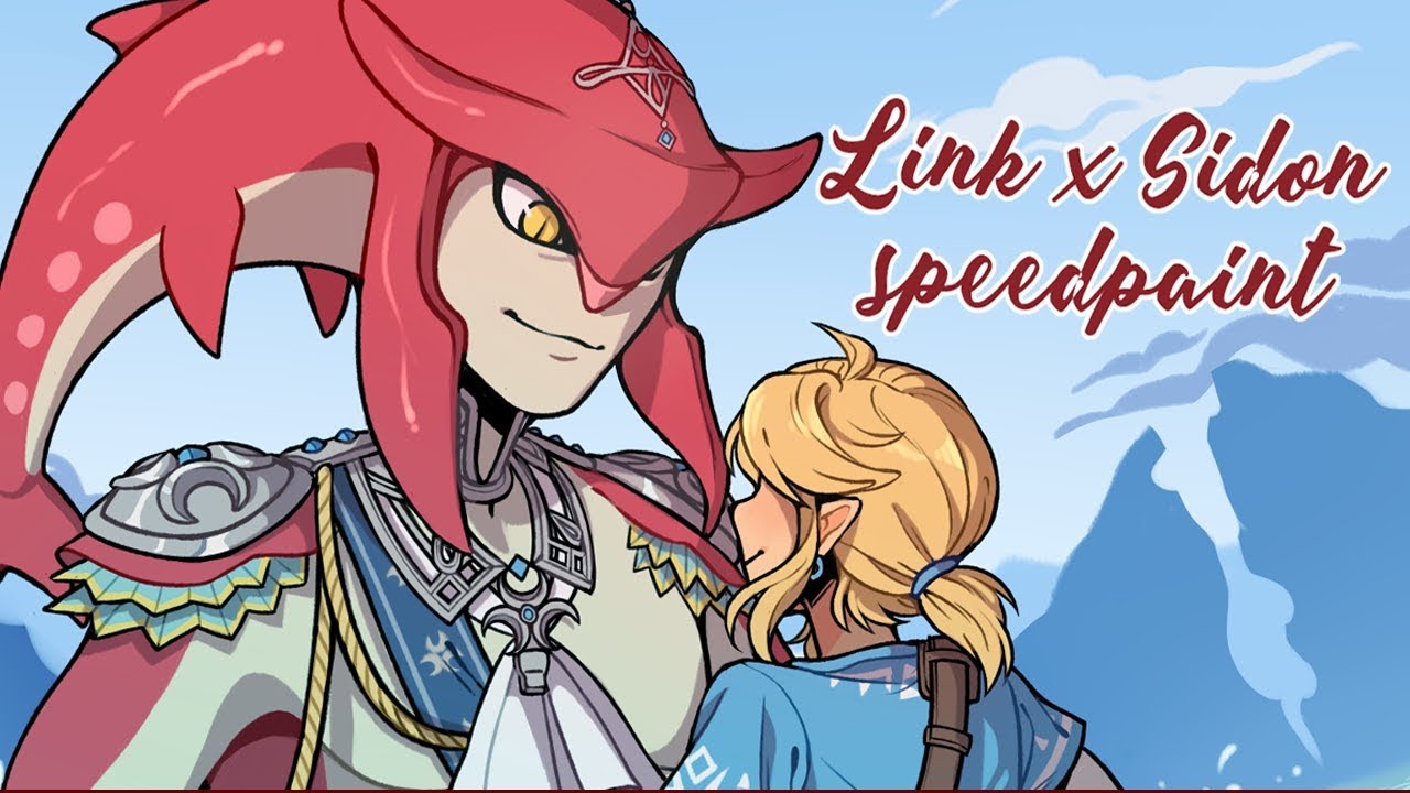 Link x Sidon Speedpaint - YouTube
