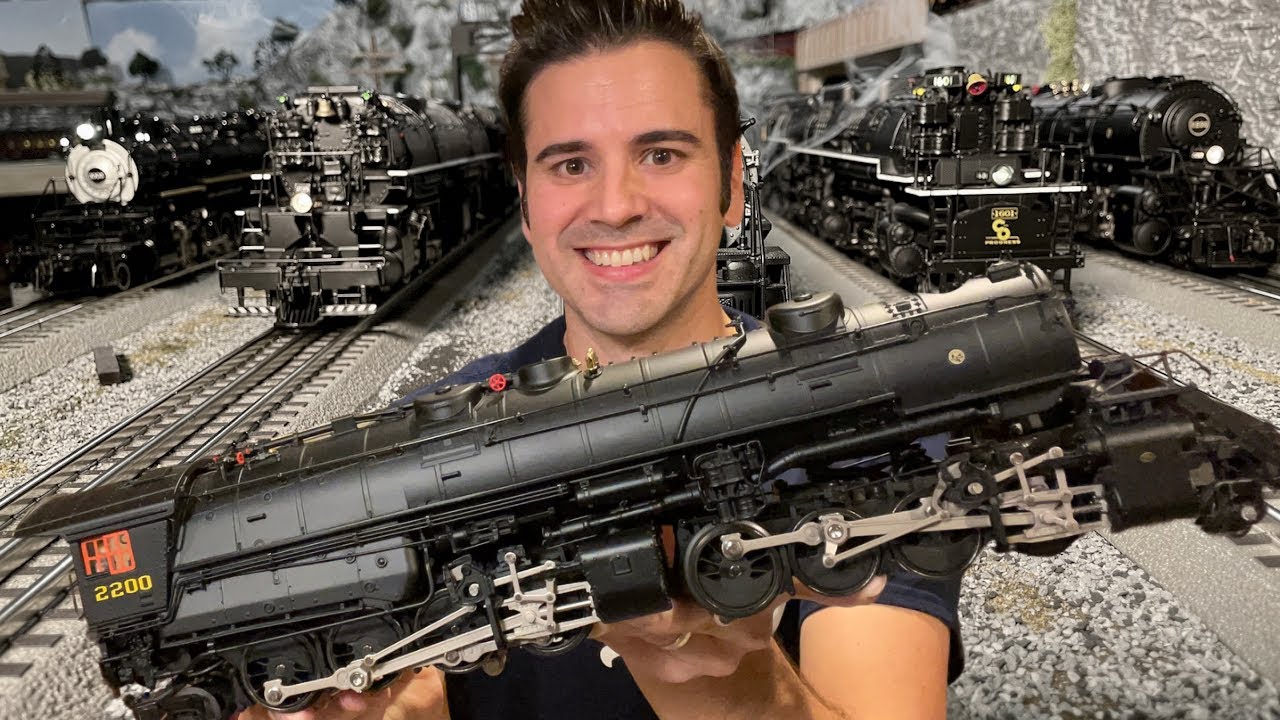 Running ALL of My BIGGEST O Gauge Steam Engines!!! - YouTube