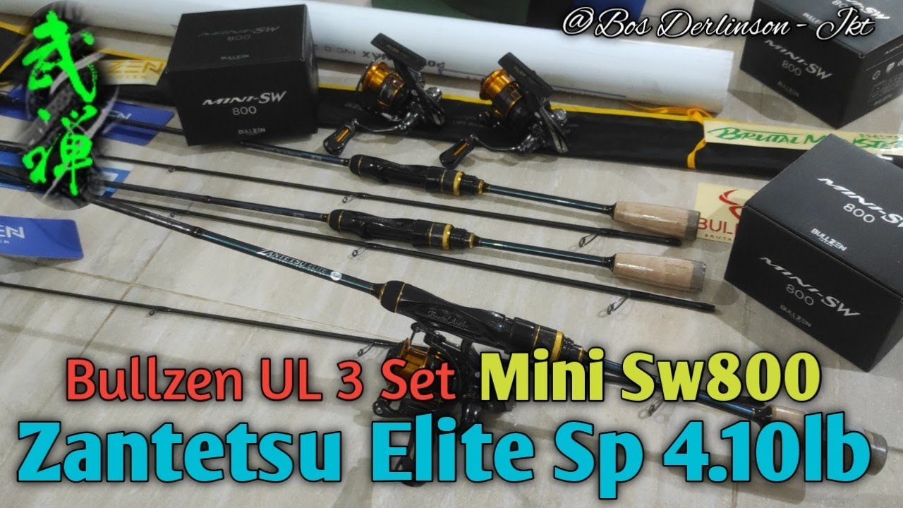 Bullzen Zantetsu Elite Sp 4.10lb SET Plus Mini SW800 @Derlinson - Jkt ...