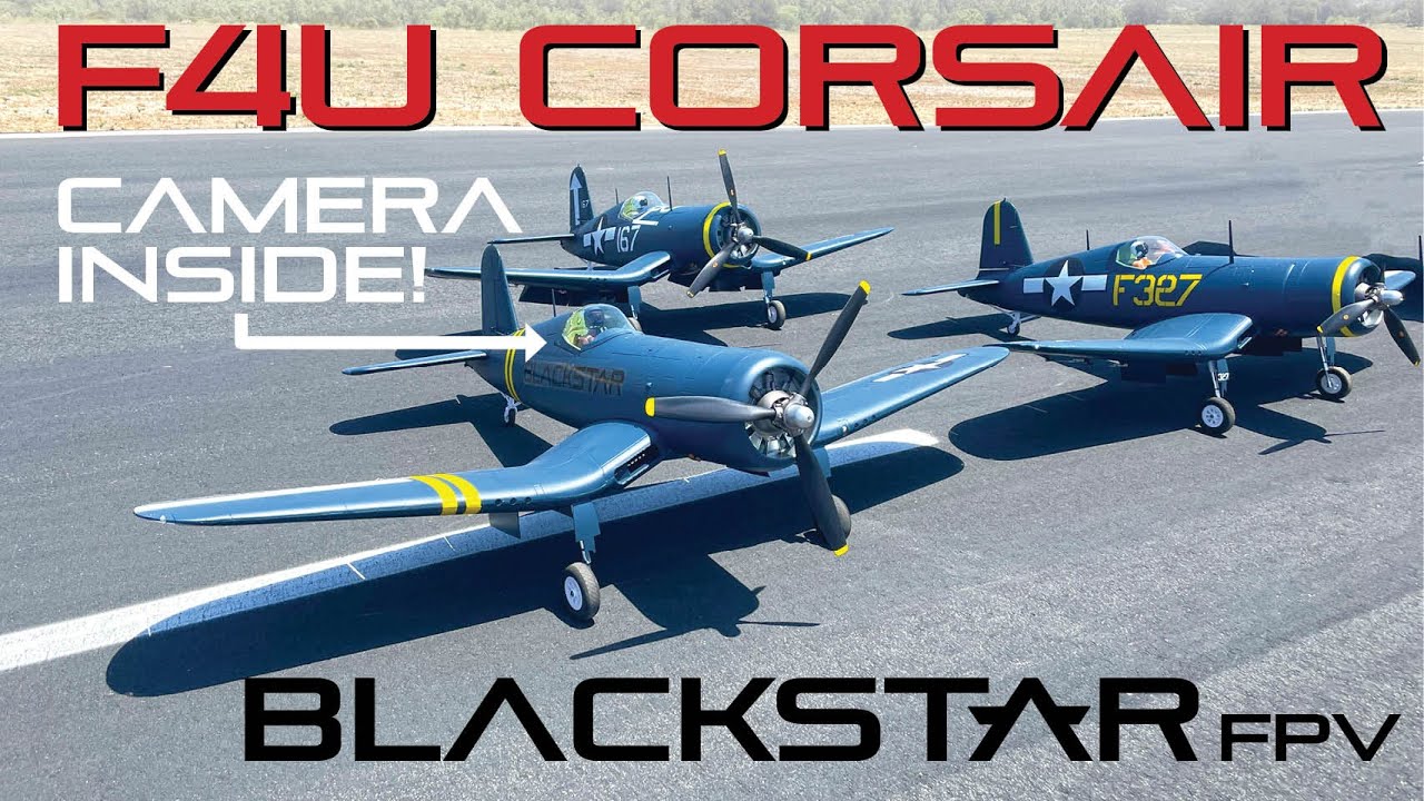 FPV MotionRC FlightLine F4U Corsair - First Person View Formation ...