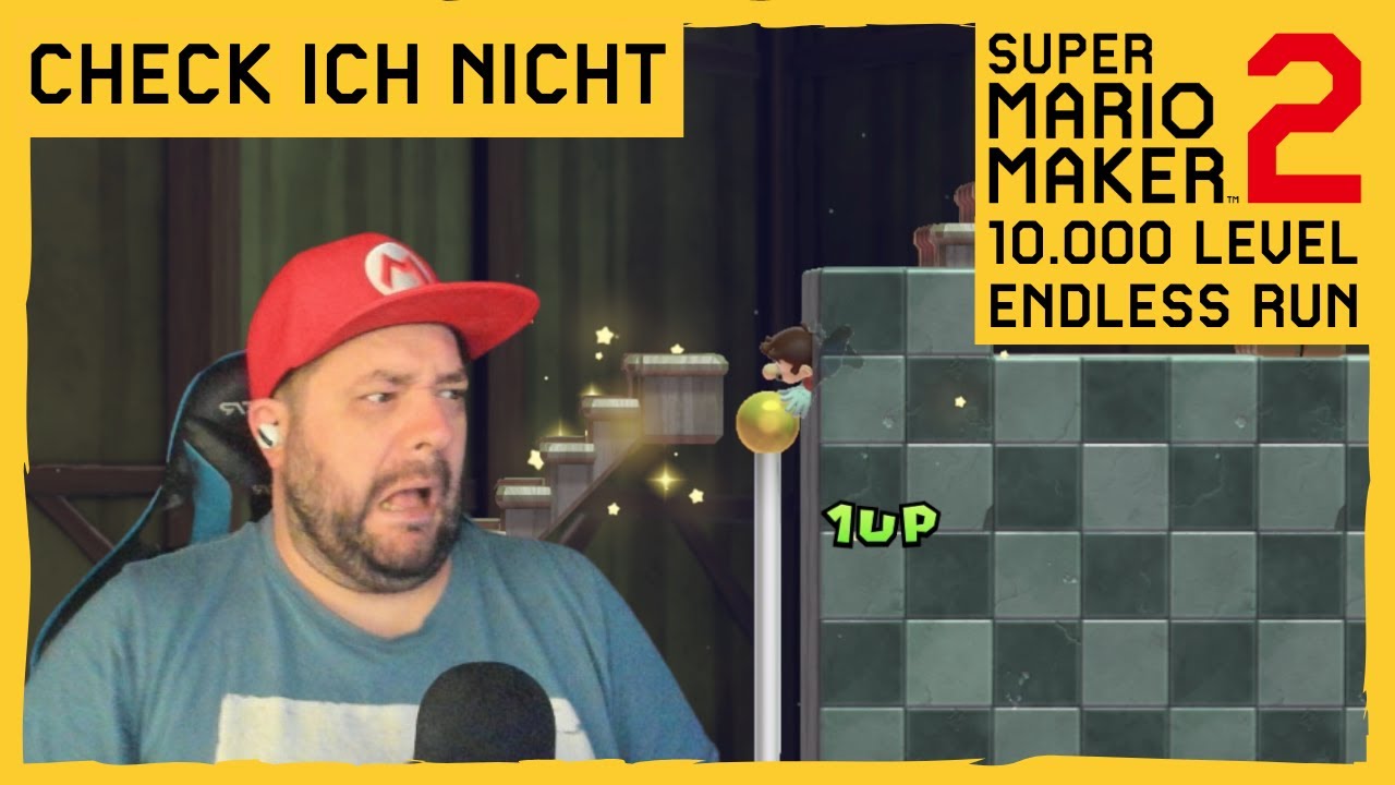 1641+ | 10K Endless RUN | 10000 Level Mario Maker 2 Challenge - YouTube