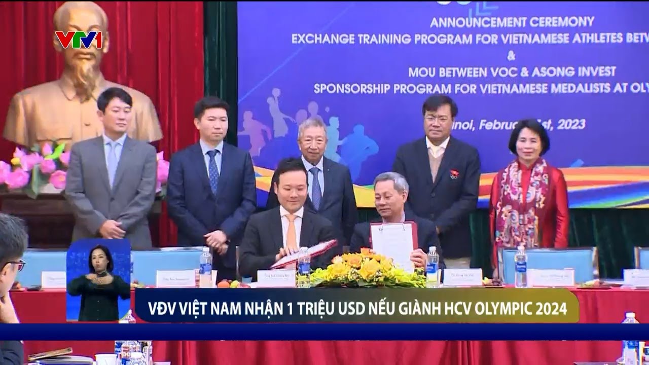 VĐV Việt Nam giành HCV Olympic 2024 được thưởng 1 triệu USD | VTV24 ...