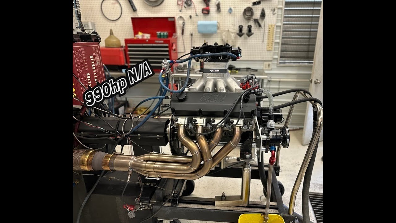 450" SBF Nitrous Engine, Dyno Run - YouTube