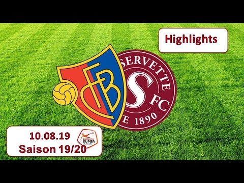 Highlights: Fc Basel vs FCS Servette - Genf (10.08.19)