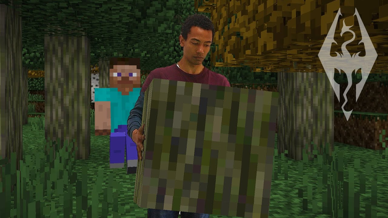 The fever dream that is Minecraft mixed with Skyrim - YouTube
