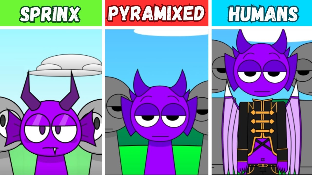 Incredibox Sprunki: Sprinx vs Pyramixed vs Humans - YouTube