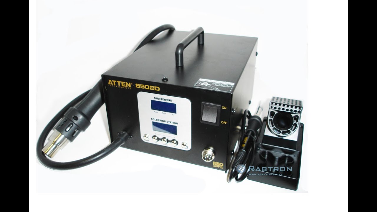 Atten AT8502D Advanced Hot Air Soldering Station - UNBOXING - YouTube
